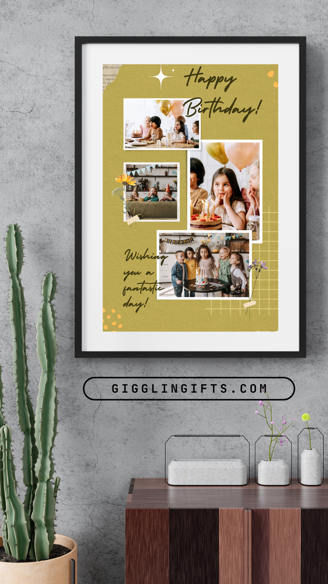 Birthday Collage photo Frame – Giggling Gifts