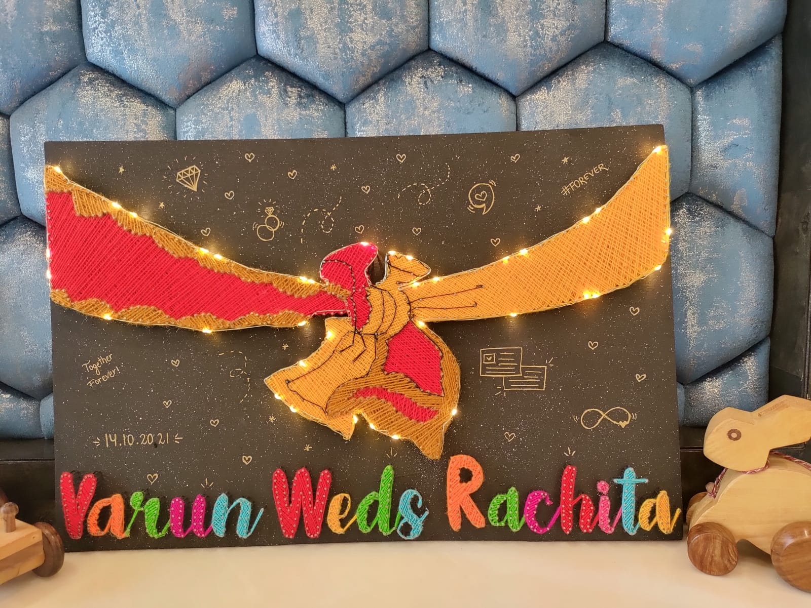 String Art Wedding Gift – Giggling Gifts